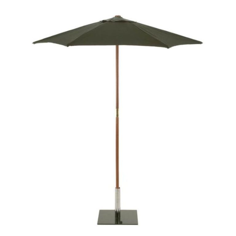 2.5m Round Wood Parasol- Choice of 9 colours – Cave Innovations ...